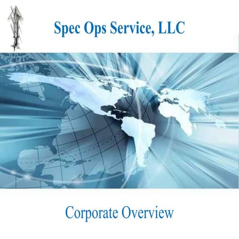 Spec ops service corporate overview | PDF