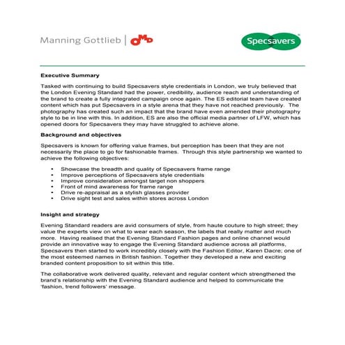 Specsavers case study | PDF