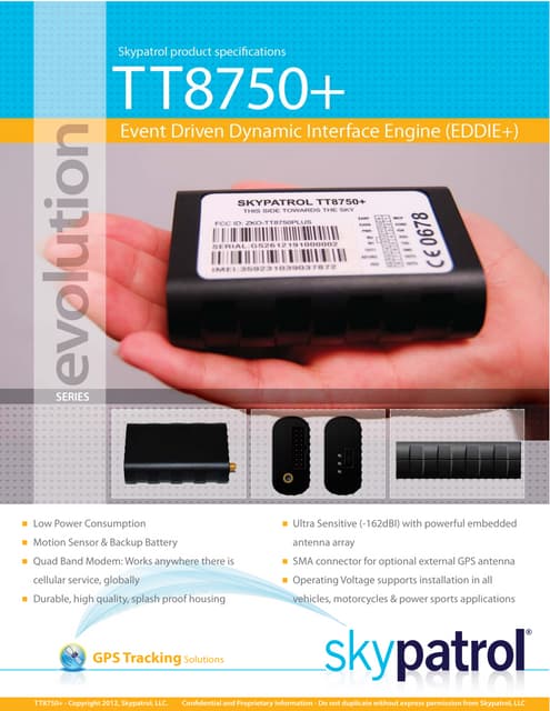 Spec Sheet TT9500 | PDF