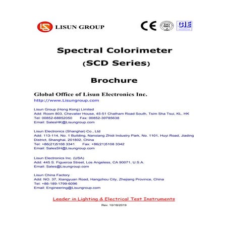 Spectral Colorimeter | PDF