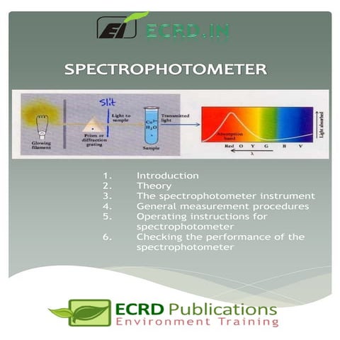 Spectrophotometer | PDF