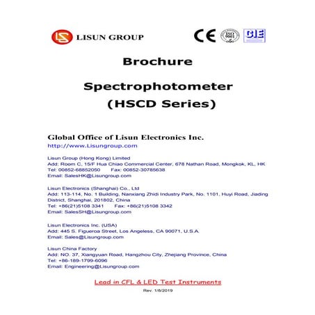 Spectrophotometer | PDF