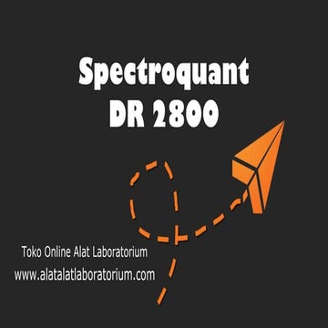 Spectrophotometer DR 2800 hach | PPT