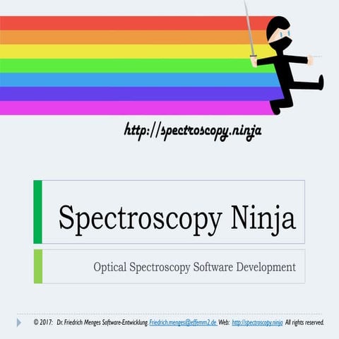 Spectroscopy Ninja presents Spectragryph | PDF
