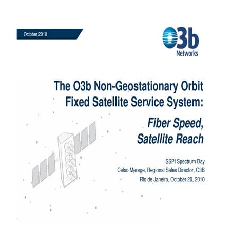 Spectrum day-2010-o3b | PDF