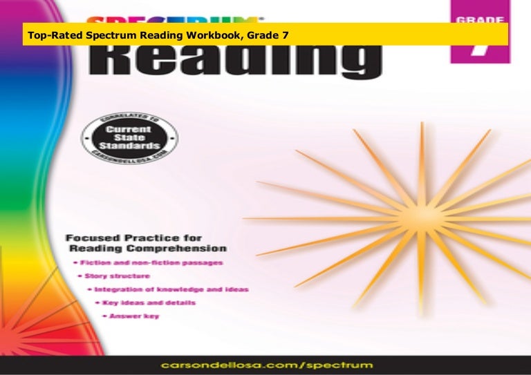 Top Rated Spectrum Reading Workbook Grade 7 top-rated-spectrum-reading-workbook-grade-7