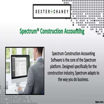 Spectrum® Construction Accounting | PPTX