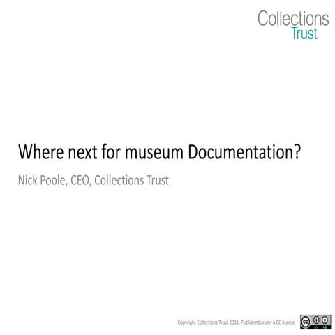 Where next for Museum Documentation | PPT