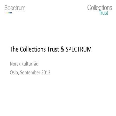 SPECTRUM Standards: Update | PDF