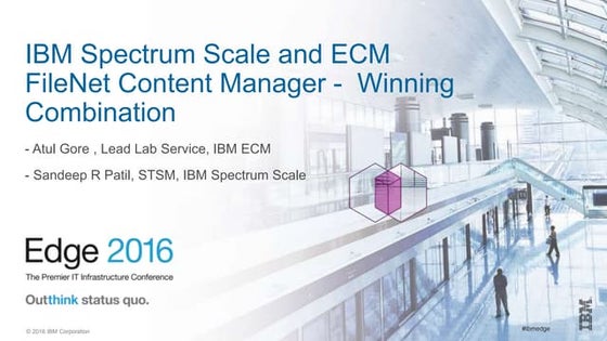 Spectrum Storage Suite LinkedIn | PPT