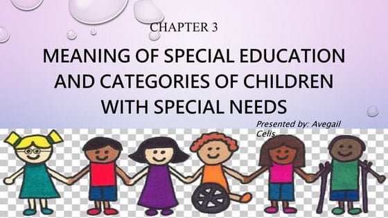 Chapter 2 special program and services for special children | PPTX