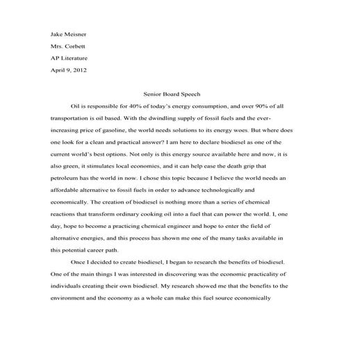 Senior Board Speech | DOCX