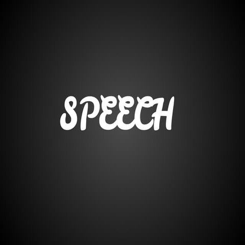 Speech | PPT