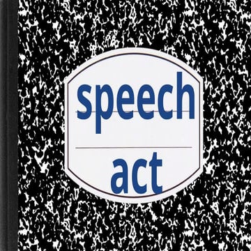Oral Communication Speech Acts About Locutionary Act Illocutionary Act Pptx
