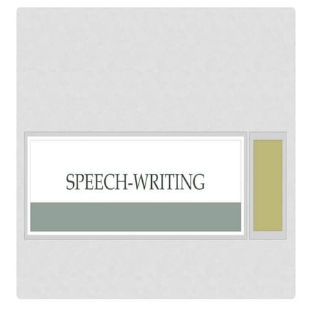 Speech-Writing | PDF
