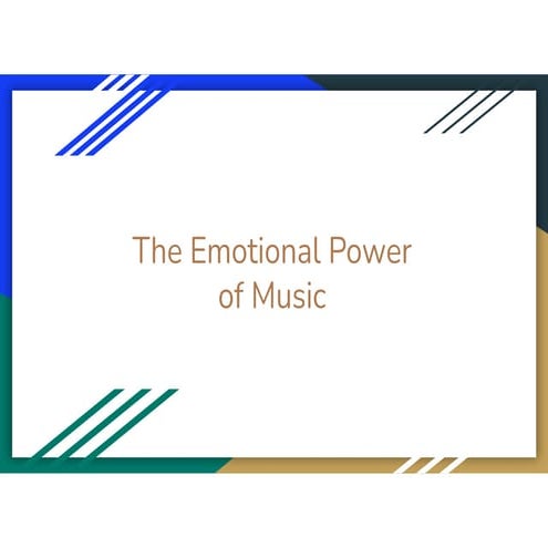 The Emotional Power Of Music/ For musicians | PDF