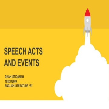 Speech acts and events | PPTX
