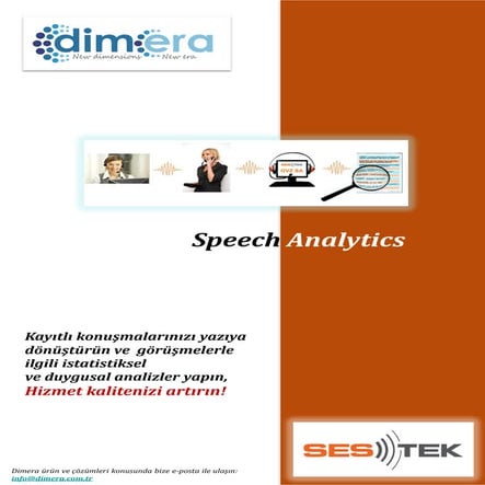 Speech analytics broşür | PDF