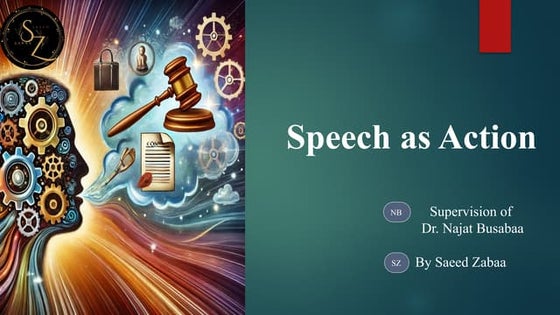 Speech acts | PPT | Law