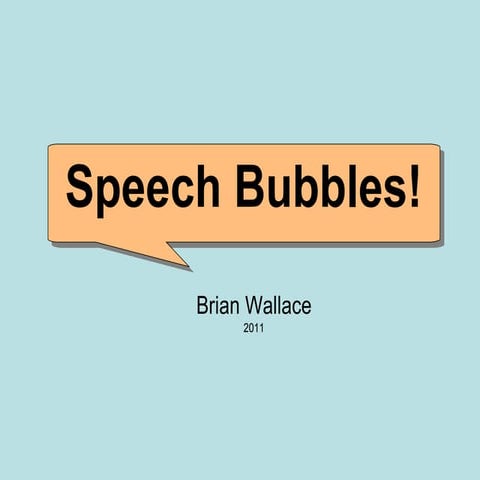 Speech Bubbles | PPS