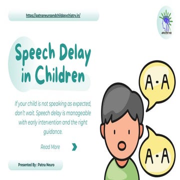 Helping Children Overcome Speech Delay with a Speech Therapist in Patna ...