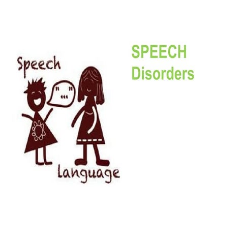speech disorders.pOWER POINT PRESENTATION | PPTX