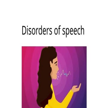 Comprehensive Overview of Dysarthria: Causes, Types, and Treatments | PPTX