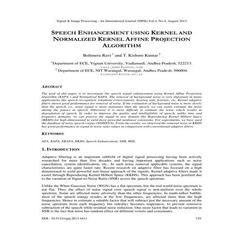 Speech Enhancement Using A Minimum Mean Square Error Short Time Spect