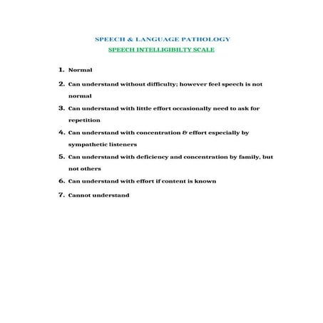 Speech intelligibility scale.docx for BASLP | DOCX