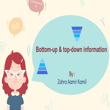 Bottom-up,Top-down Information | PPTX