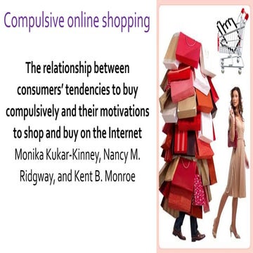 Presentation - Compulsive online shopping | PDF