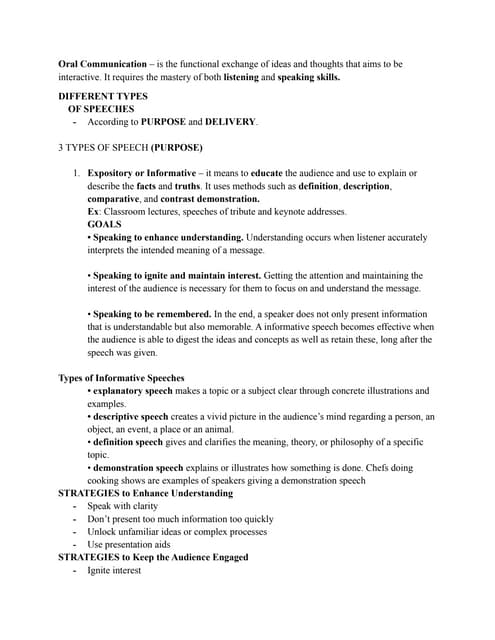 1123 speech writing | PPT