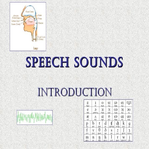 Speech sounds | PPT