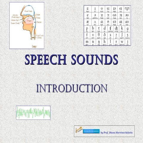 Speech sounds introduction | PPT