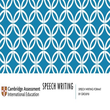 Speech writing and mastering the art of writing | PPT