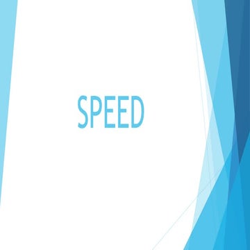Speed | PPTX
