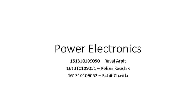 Speed control of dc motor | PPTX