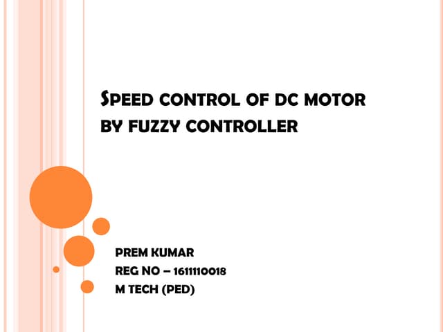 speed control of three phase induction motor | PPTX