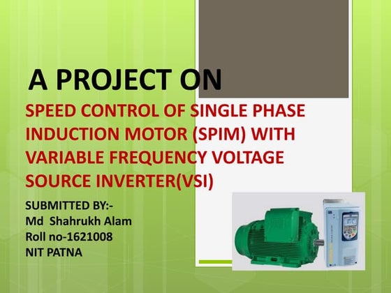 CSI and vSI fed induction motor drives | PPT