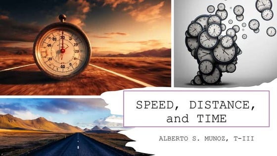 Speed, Distance and Time .pptx | Physics | Science
