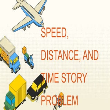 Speed, Distance, and Time Story Problem.pptx