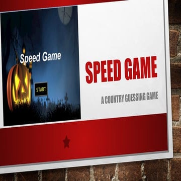 SPEED GAME.pptx......................... | PPT