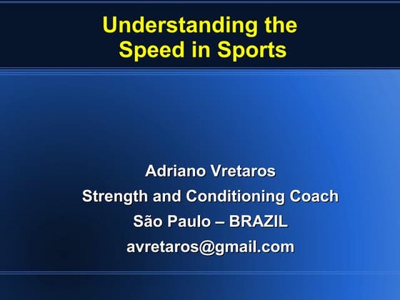 Top 10 speed in Sport | PPT