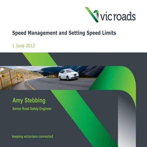 Speed management & setting speed limits amy stebbing | PDF | Auto ...