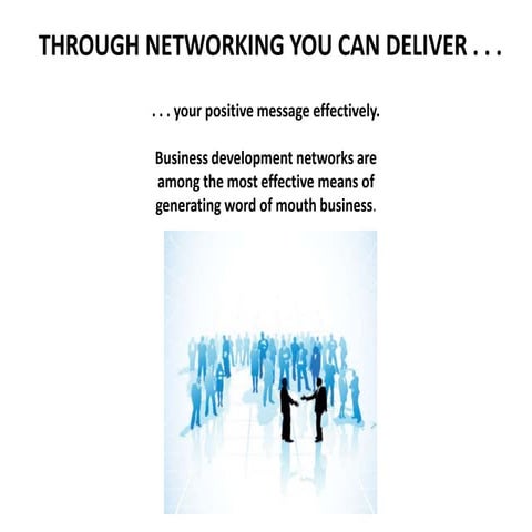 Speed networking and linkedin for business | PPTX