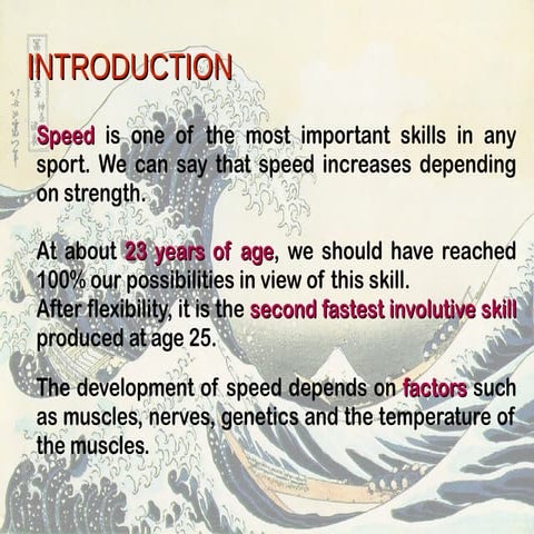 PHYSICAL SKILLS: SPEED | PPT