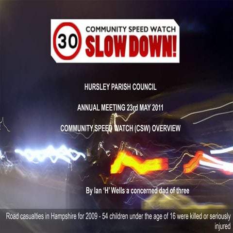 Speedwatch presentation | PPTX