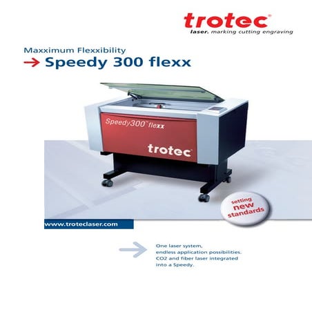 Trotec Laser Speedy 300 Flexx | PDF