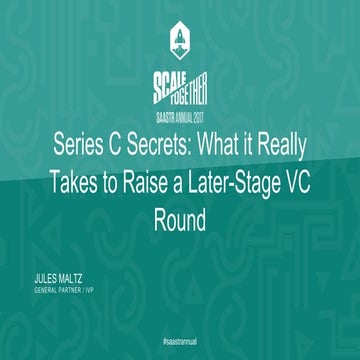 Series C Secrets - What It Really Takes to Raise a Late-Stage VC Round ...