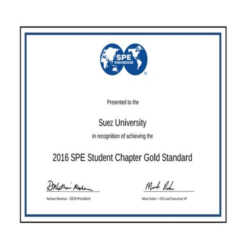 Worldwide Outstanding Student Chapter Award | PDF